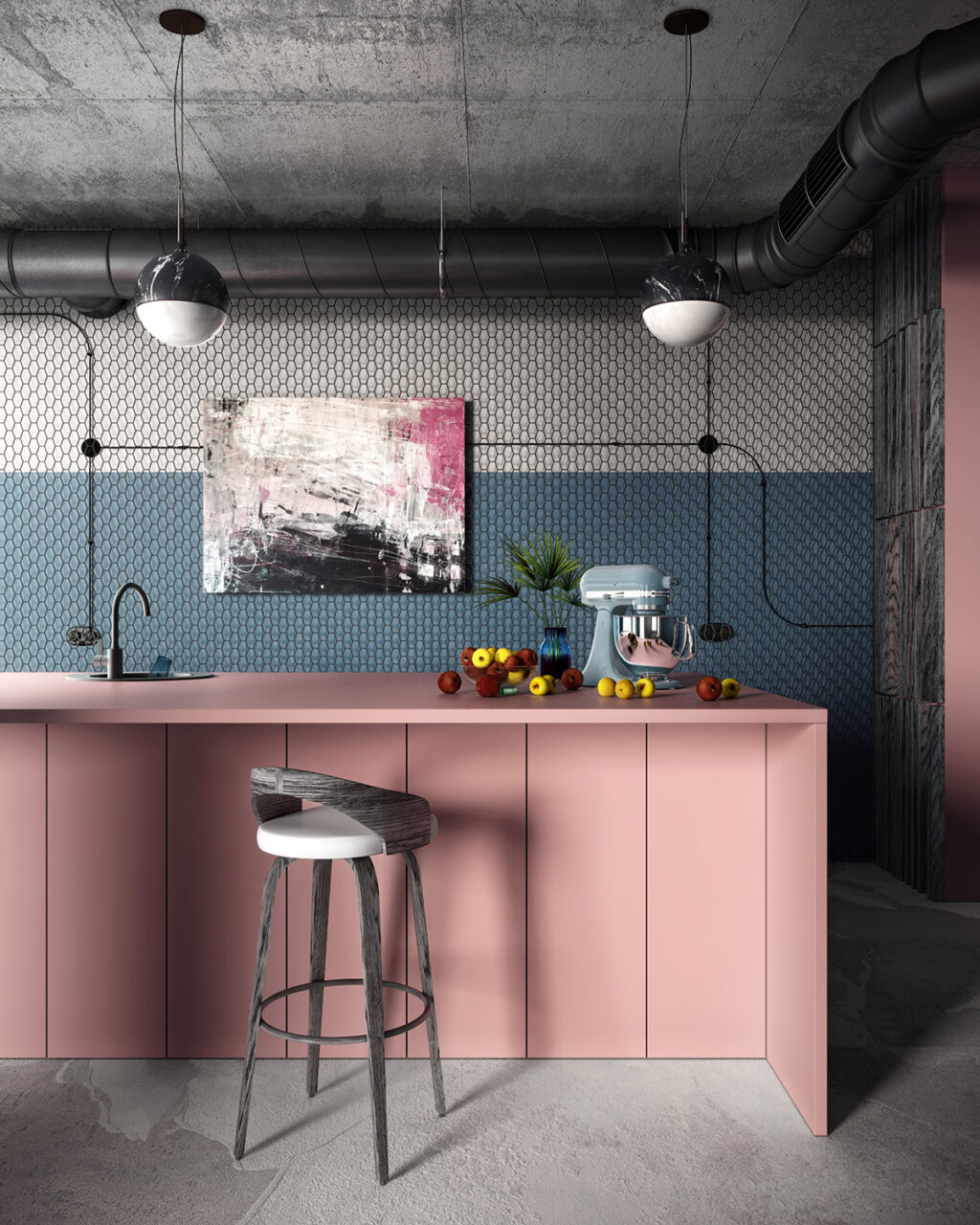 51 Inspirational Pink Kitchens With Tips & Accessories To Help You ...