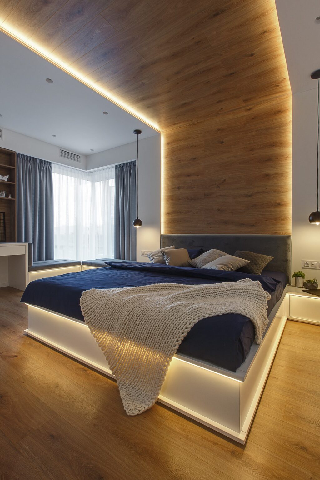 Overcoming A Dark Apartment With Ingenious Lighting Schemes
