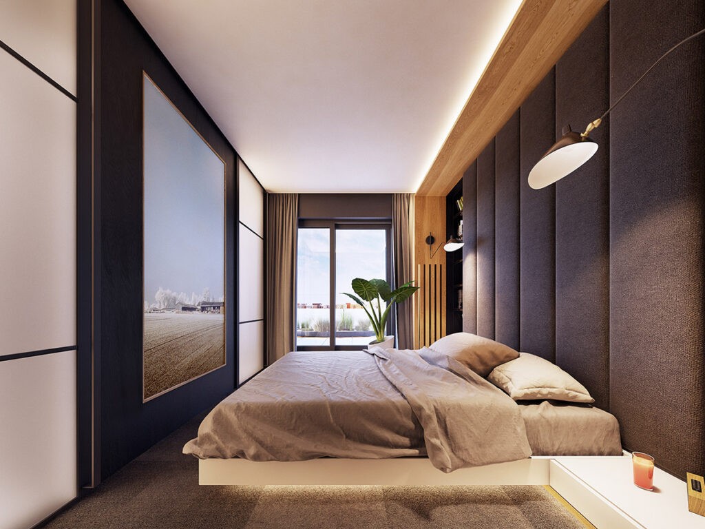 Compact bedroom design | Interior Design Ideas