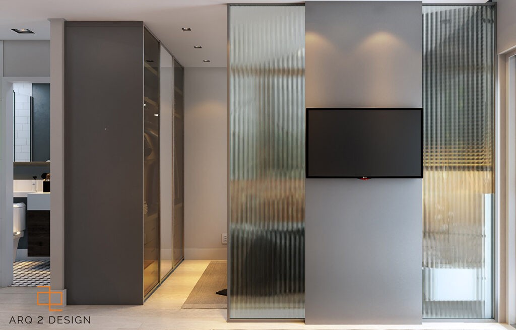 Glass partition wall | Interior Design Ideas