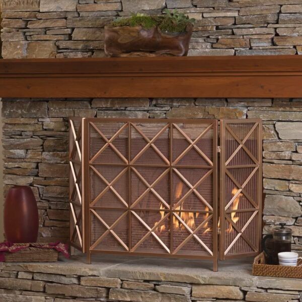 35 Decorative Fireplace Screens To Instantly Update Your Fireplace