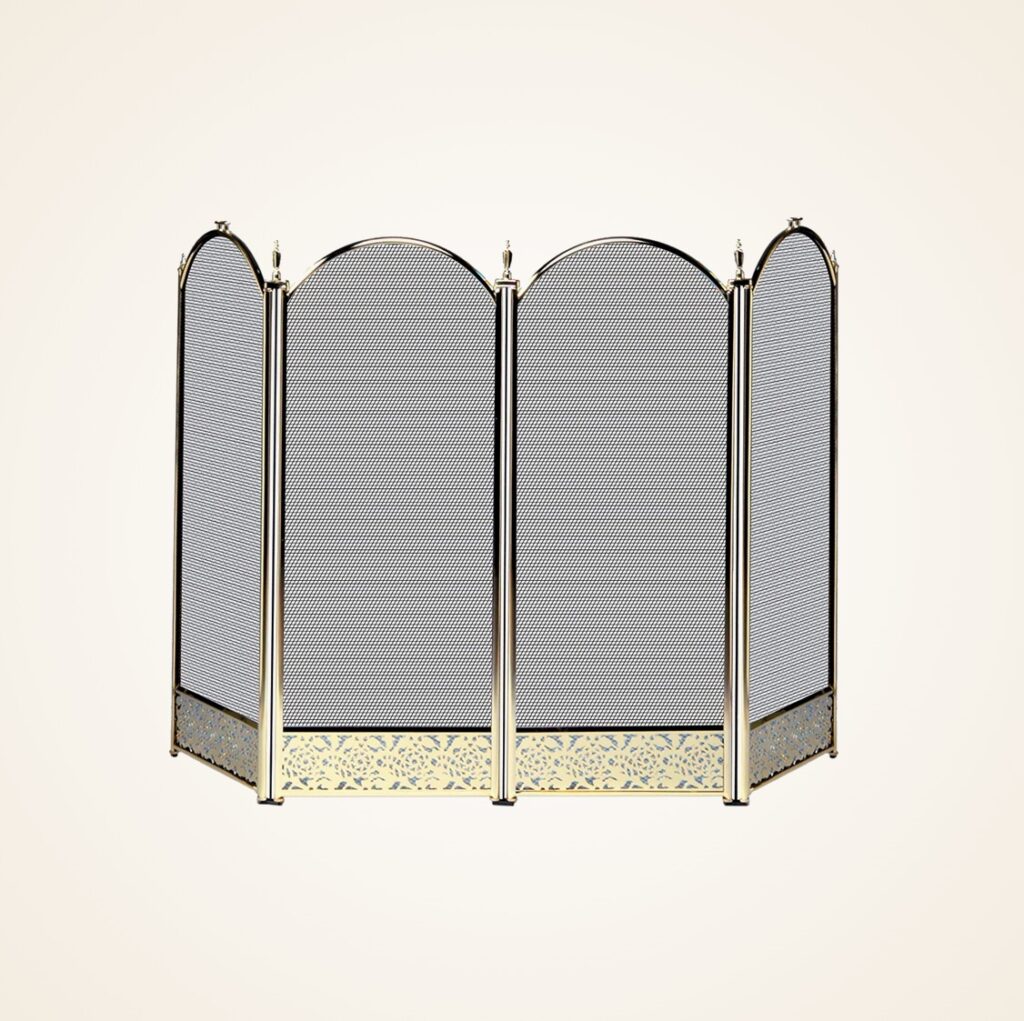 35 Decorative Fireplace Screens To Instantly Update Your Fireplace