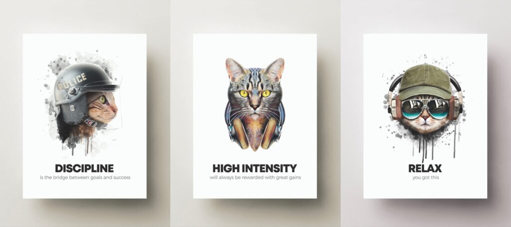 cat-motivational-posters | Interior Design Ideas