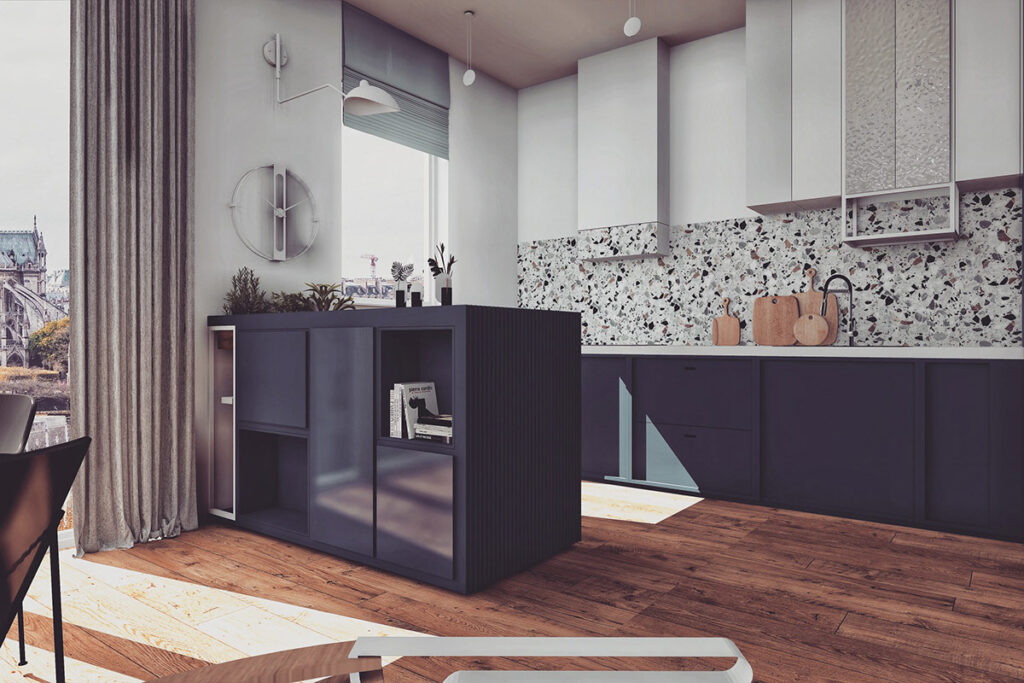 Kitchen peninsula | Interior Design Ideas