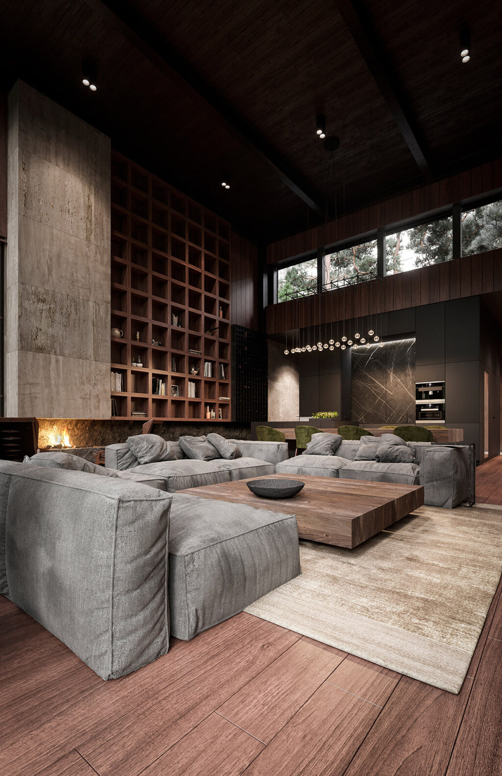 Rich & Exquisite Modern Rustic Home Interior
