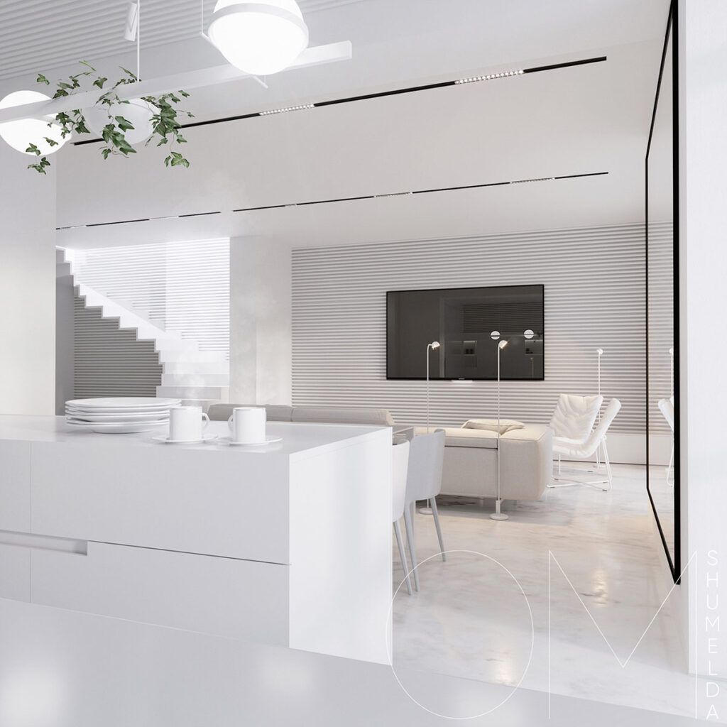 2 Minimalist Style White Interiors To Put The Mind At Peace