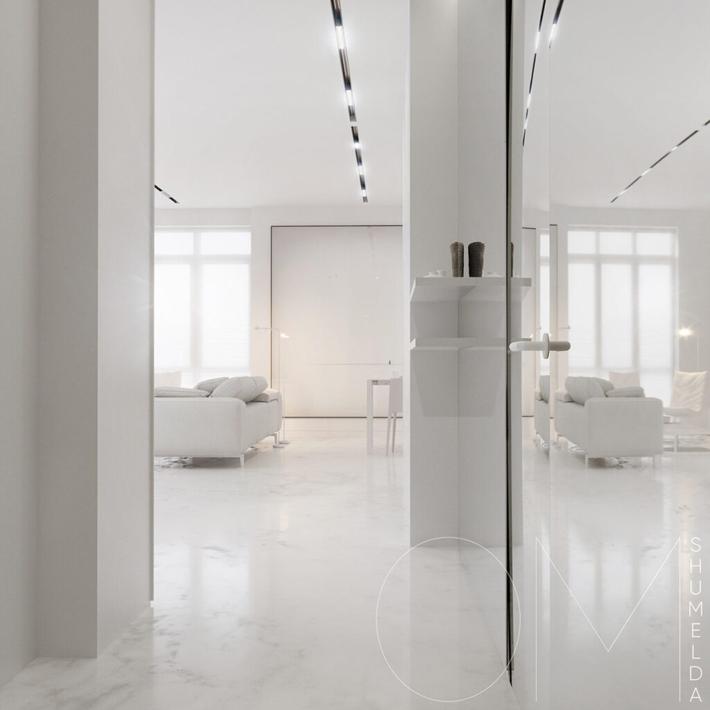 2 Minimalist Style White Interiors To Put The Mind At Peace