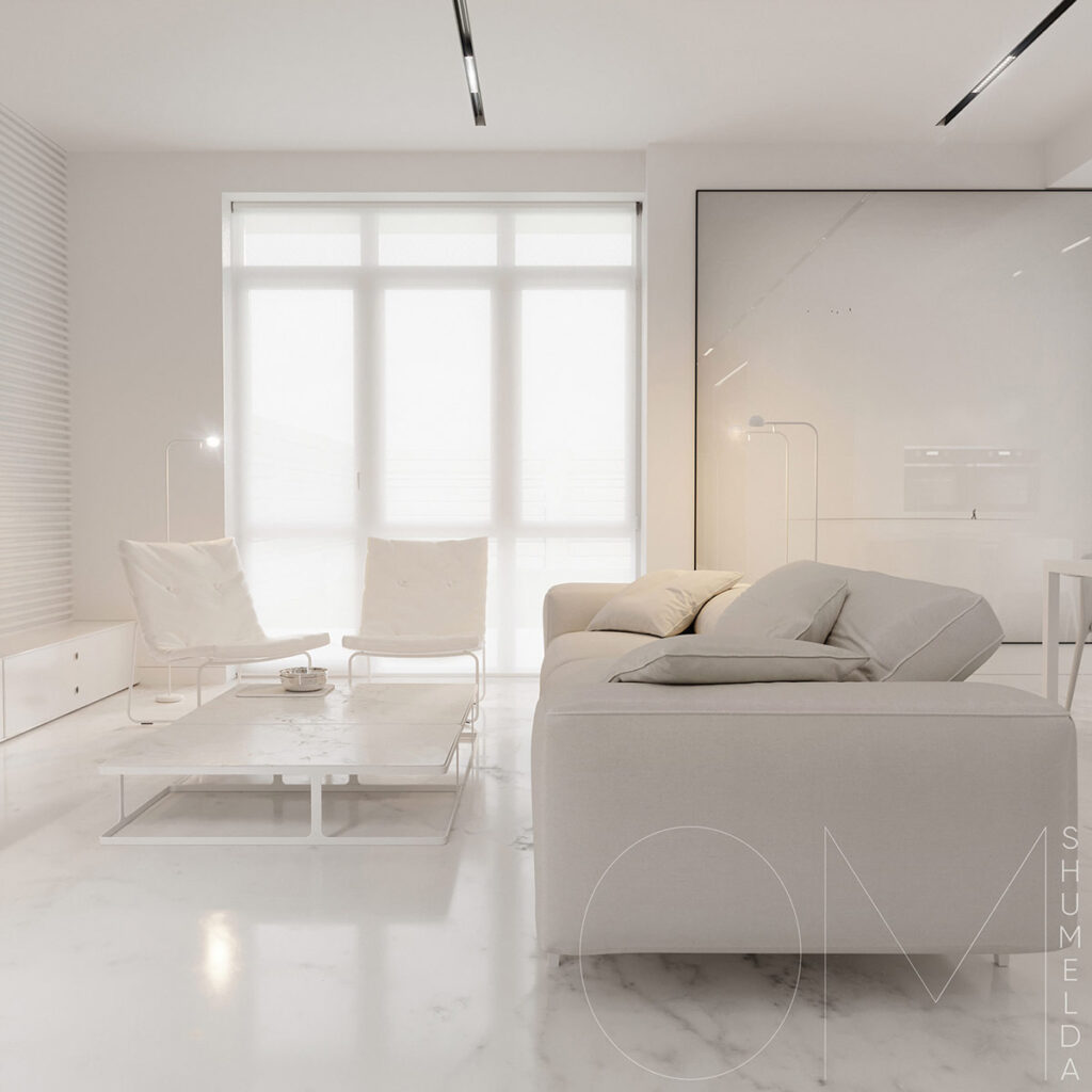 2 Minimalist Style White Interiors To Put The Mind At Peace