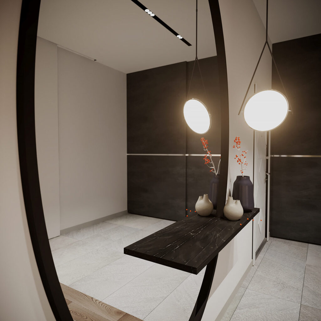 Classy Interior Designs With Slick Dark Accent Pieces