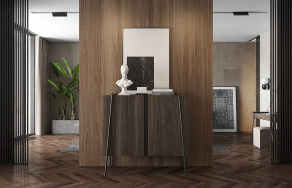 Classy Interior Designs With Slick Dark Accent Pieces