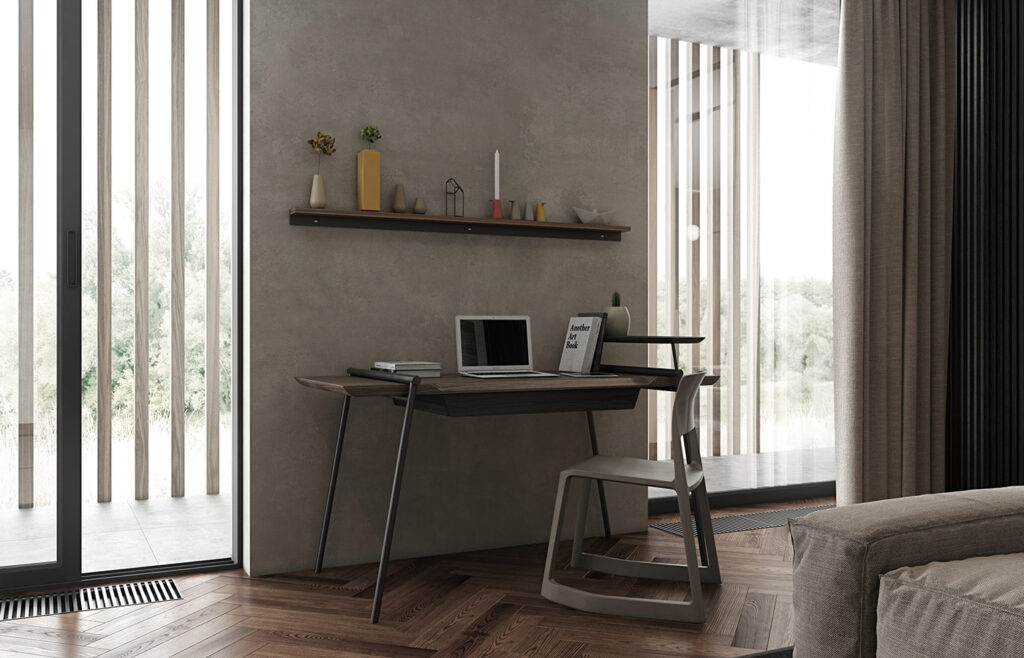 Classy Interior Designs With Slick Dark Accent Pieces