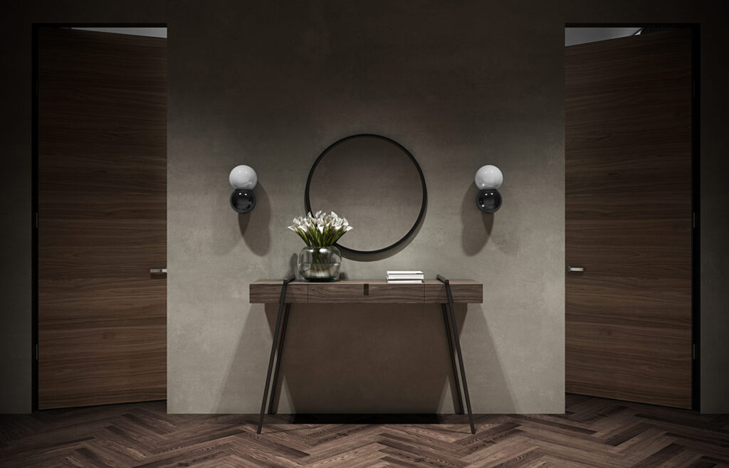 Classy Interior Designs With Slick Dark Accent Pieces