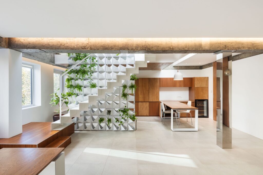 Single Bedroom Loft With Double-sided Living Wall Design