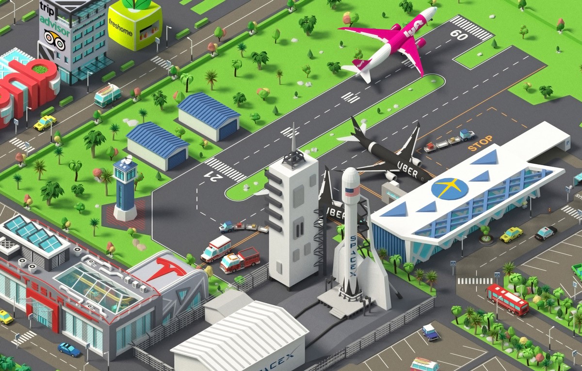 Product Of The Week: An Isometric City Poster That Imagines Iconic ...