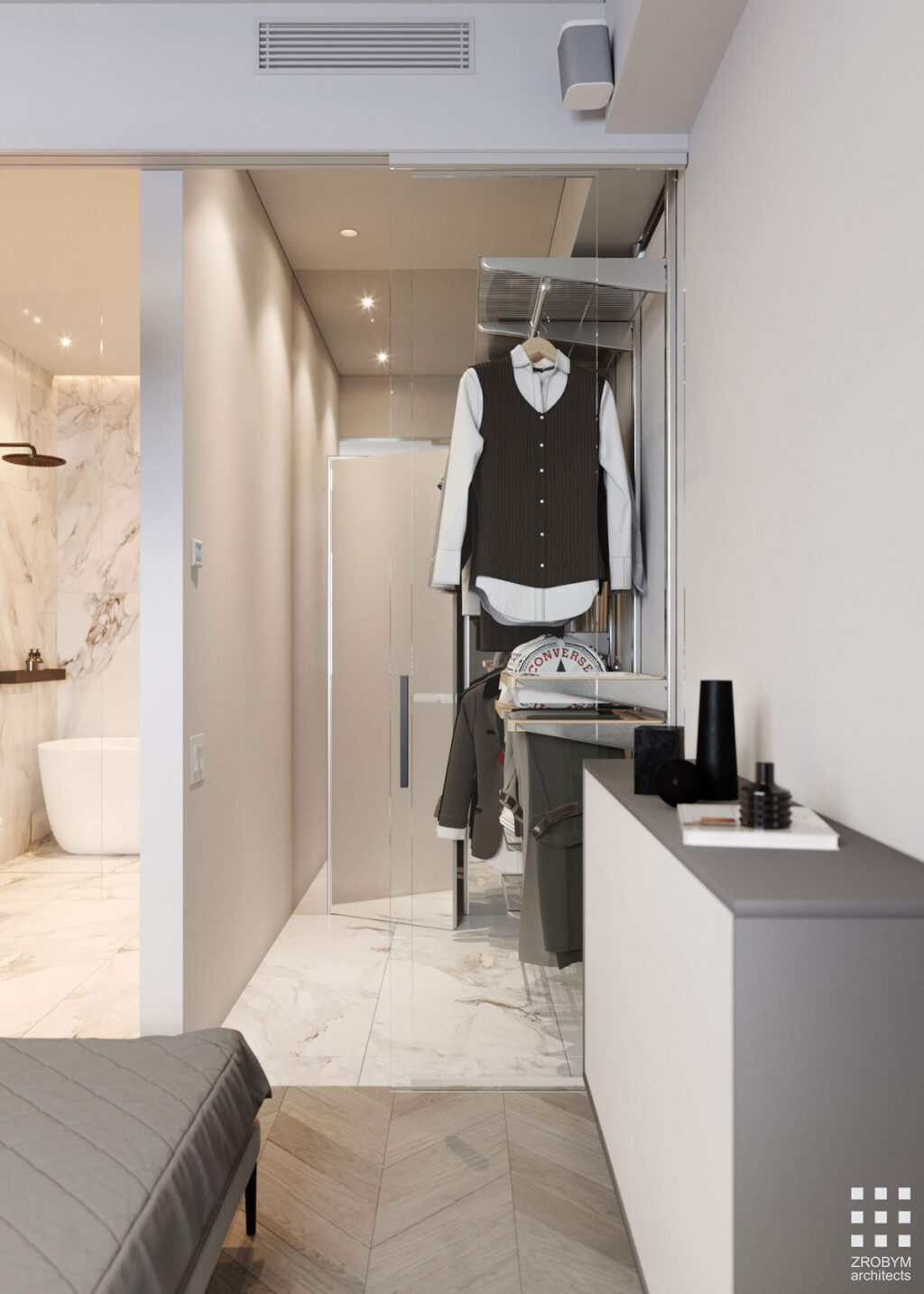 Monochrome Home Full Of Surprises And A Secret Utility Room