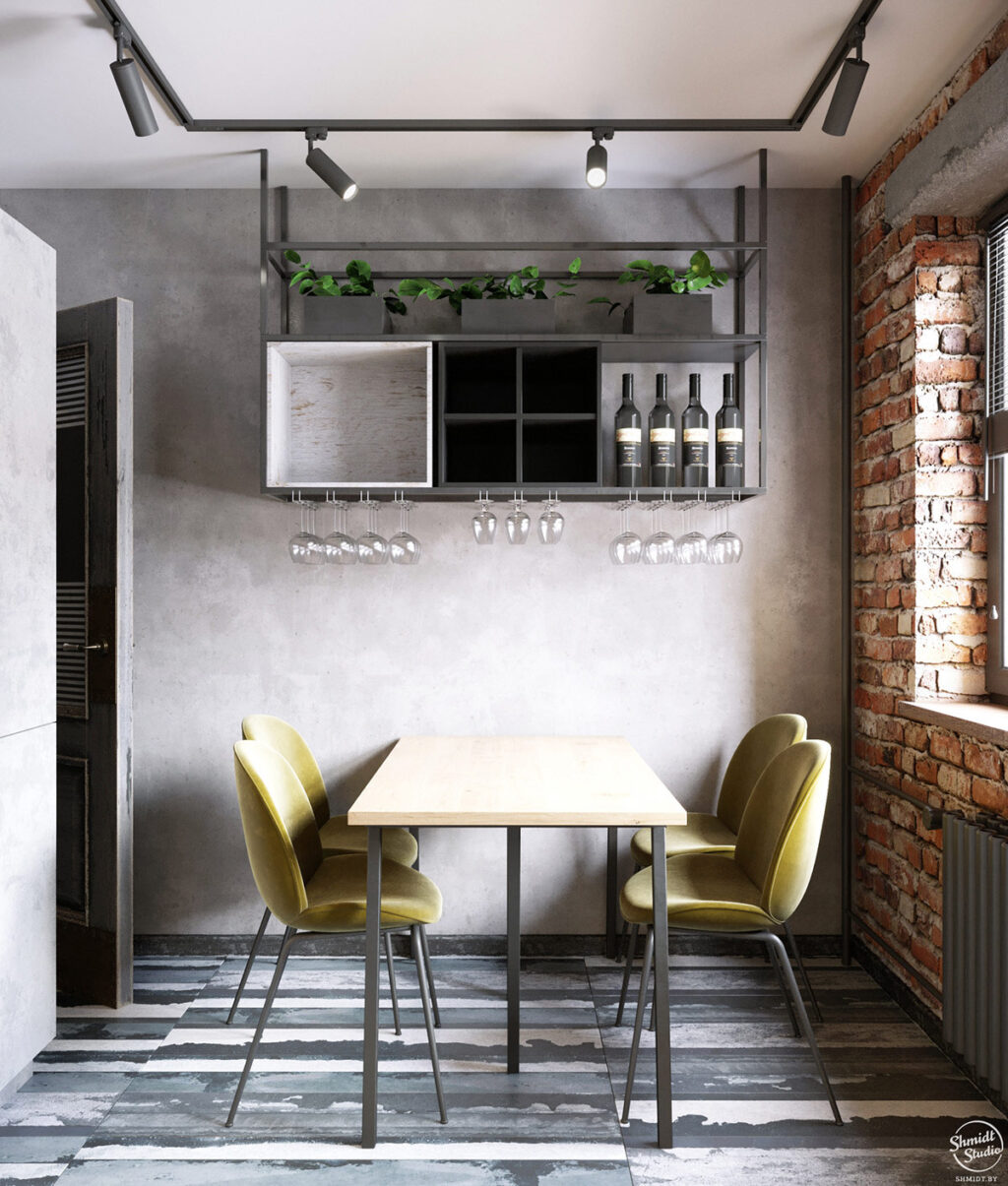 Rustic-Industrial Interior Design Examples