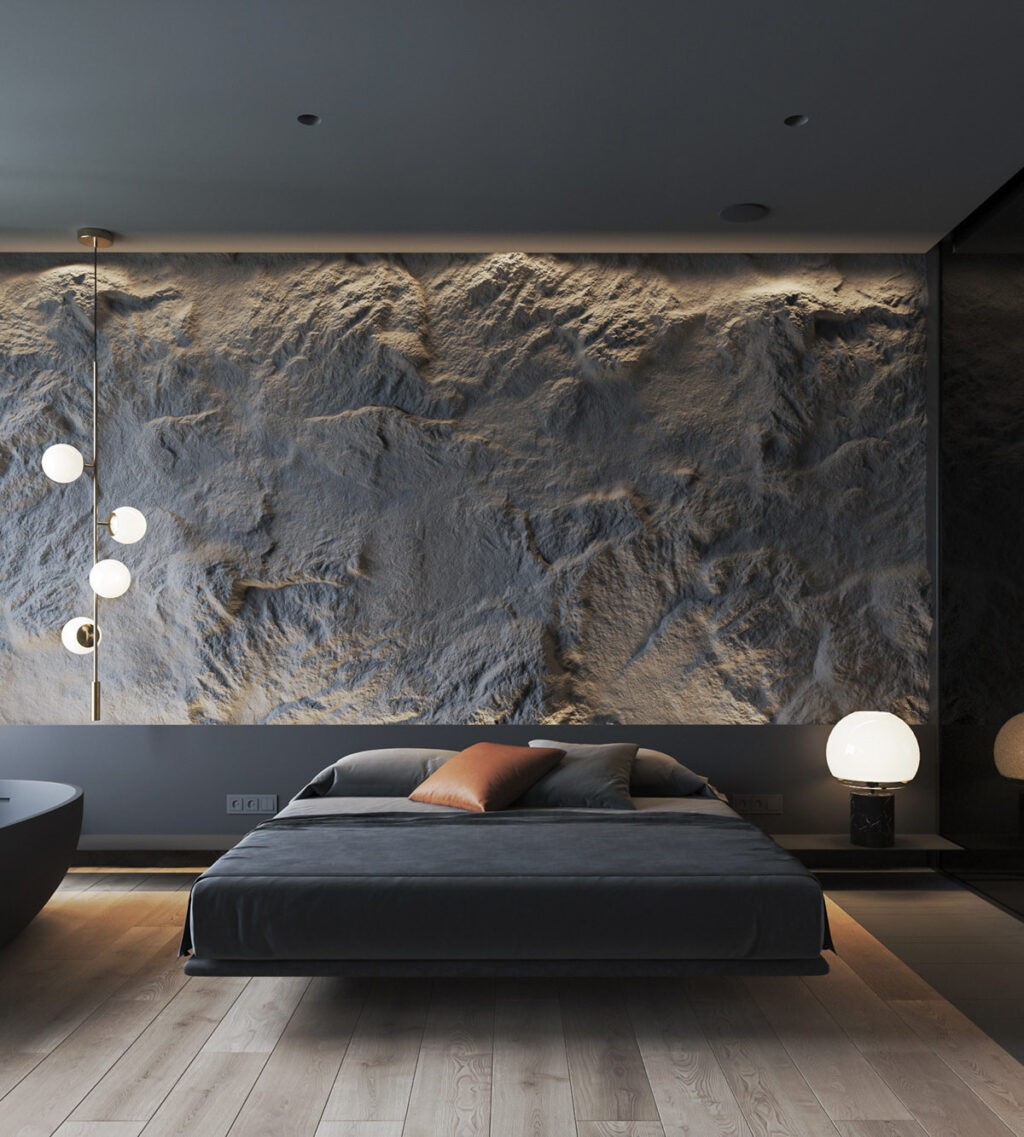 How To Use Lighting And Textures To Add Interest To Dark Interiors
