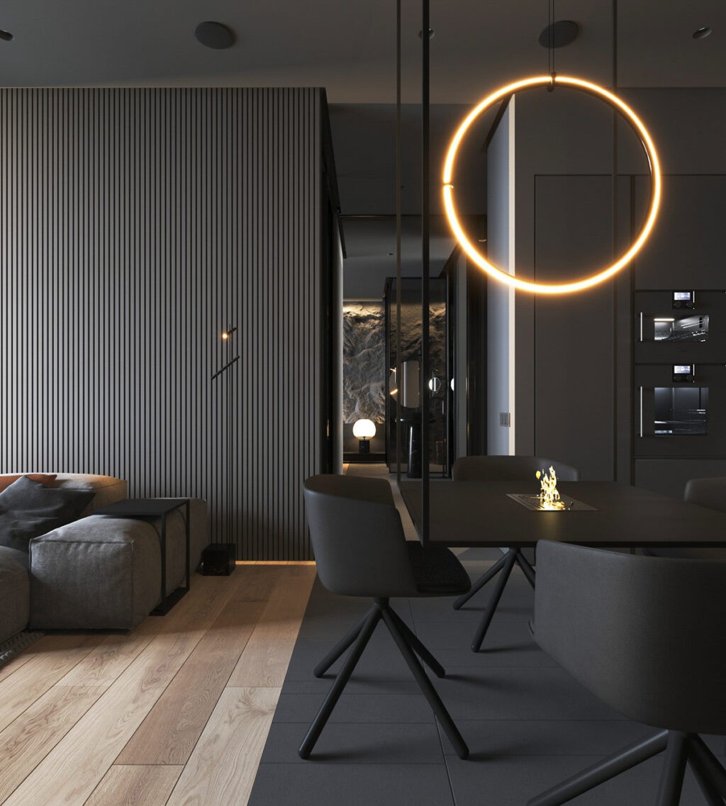 How To Use Lighting And Textures To Add Interest To Dark Interiors