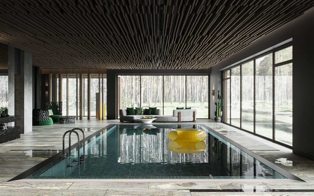 Captivating Modern Glamour In Grey, Gold And Green Home Interior