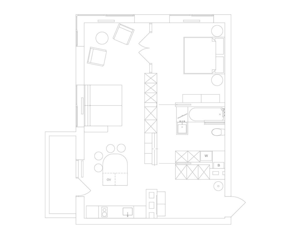 circular footpath home floorplan layout | Interior Design Ideas