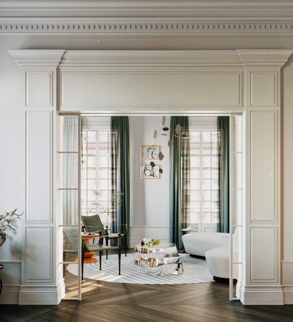 3 Ultra-Modern Takes on Neoclassical Interior Inspiration