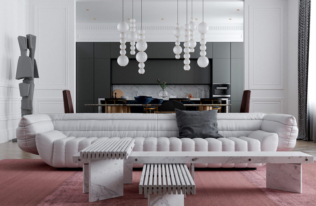 3 Ultra-Modern Takes on Neoclassical Interior Inspiration