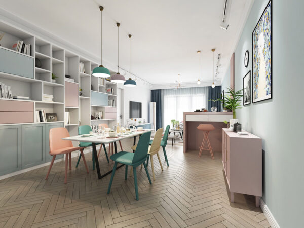 pastel dining room | Interior Design Ideas