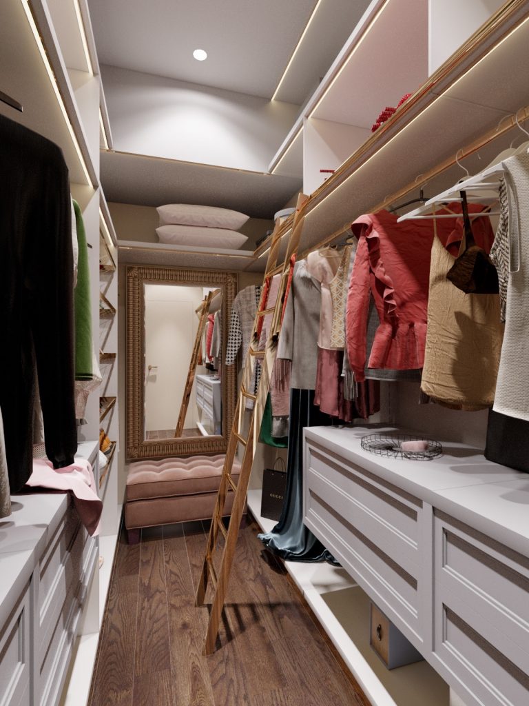 walk in wardrobe | Interior Design Ideas