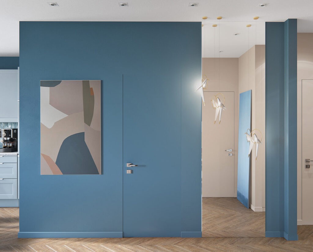 blue door | Interior Design Ideas