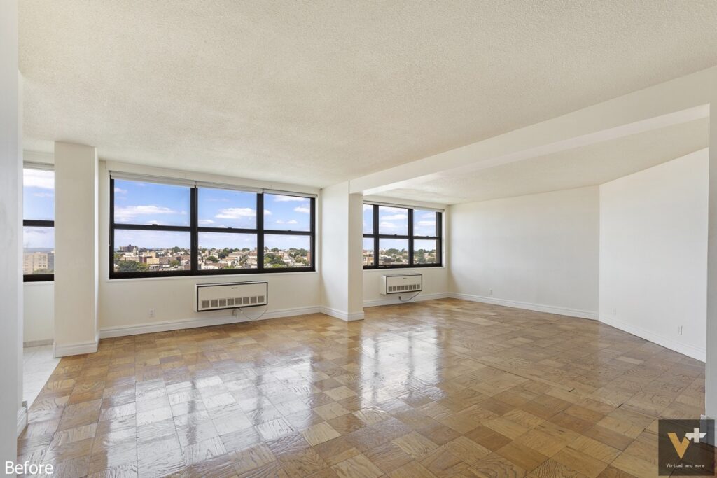 inspiring before and after photos of home with difficult layout angled ...