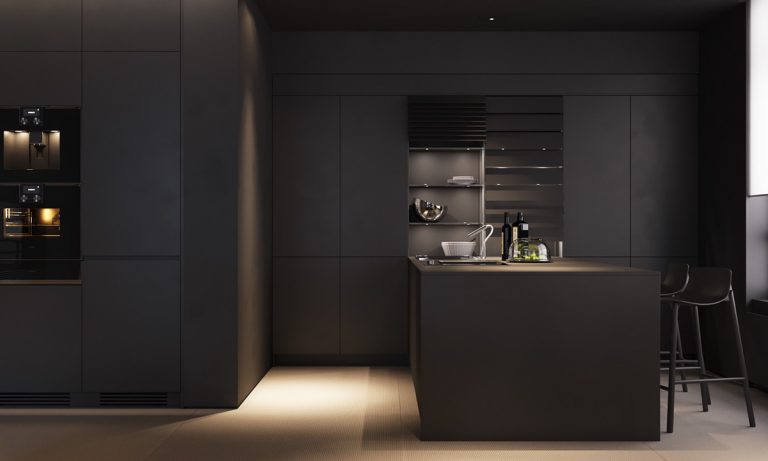 kitchen with peninsula | Interior Design Ideas