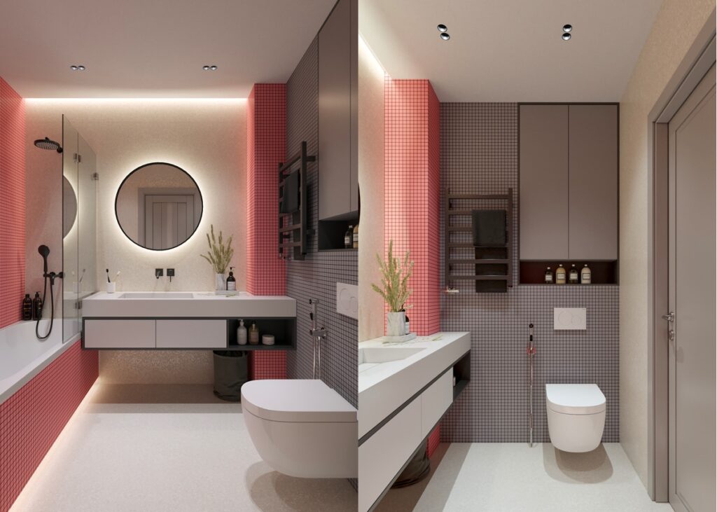 51 Pink Bathrooms With Tips, Photos And Accessories To Help You ...