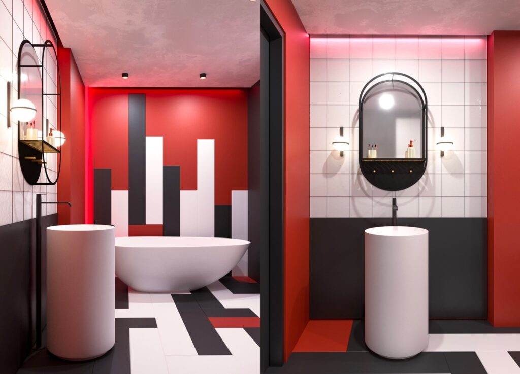 51 Red Bathrooms Design Ideas With Tips To Decorate And Accessorize Yours