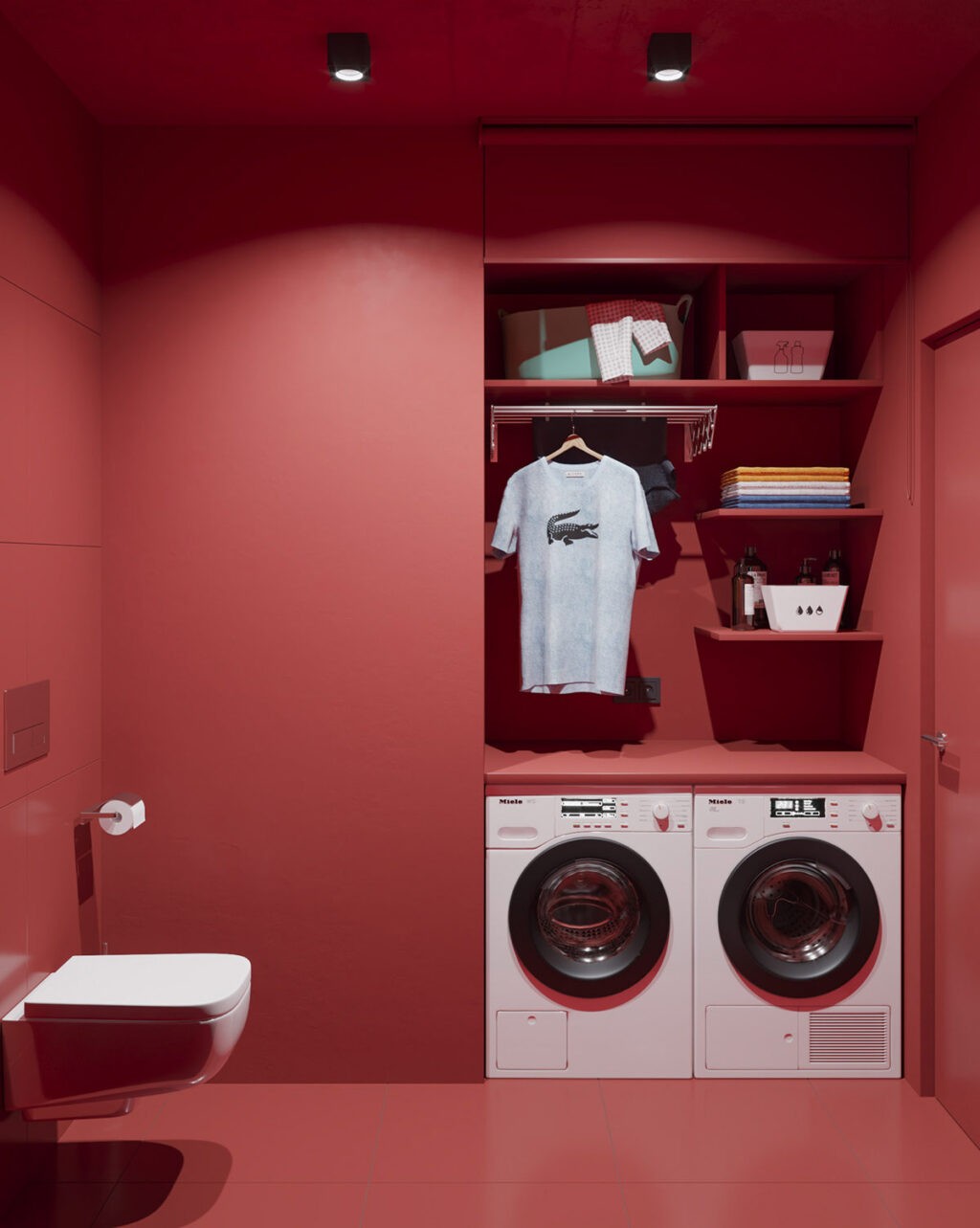Get Ready For Hot Modern Red and Grey Interiors