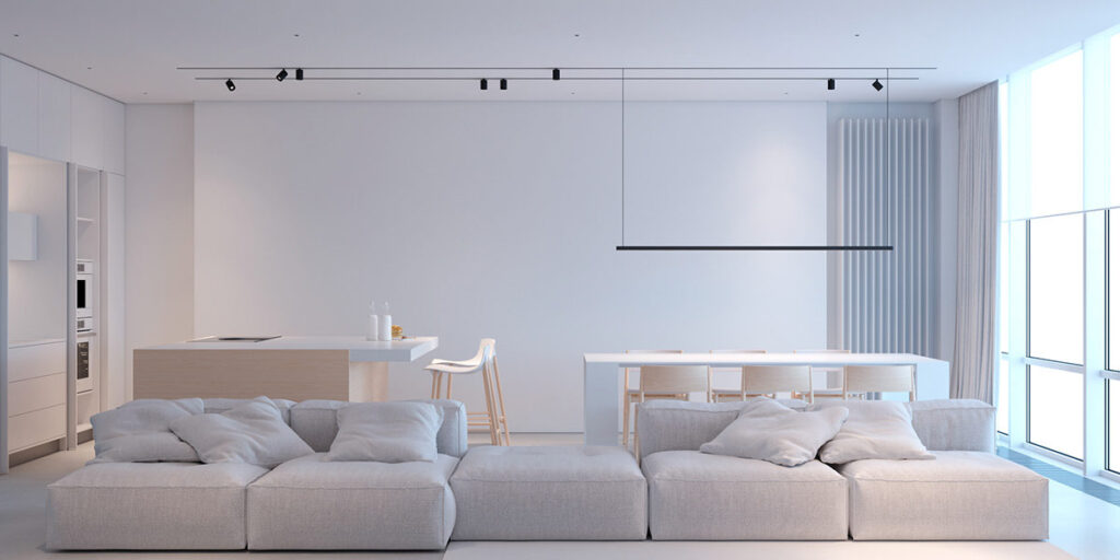 Refined White Minimalist Interiors