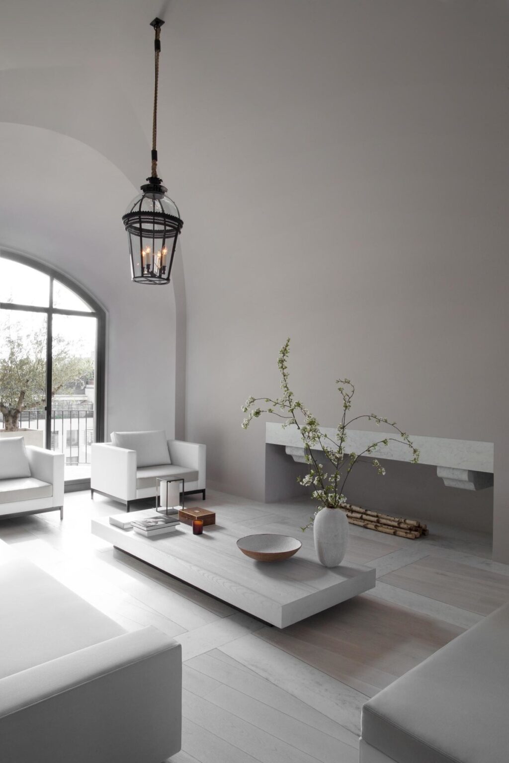 Two Monochrome Modern Masterpieces of Interior Design