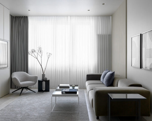 Two Monochrome Modern Masterpieces of Interior Design