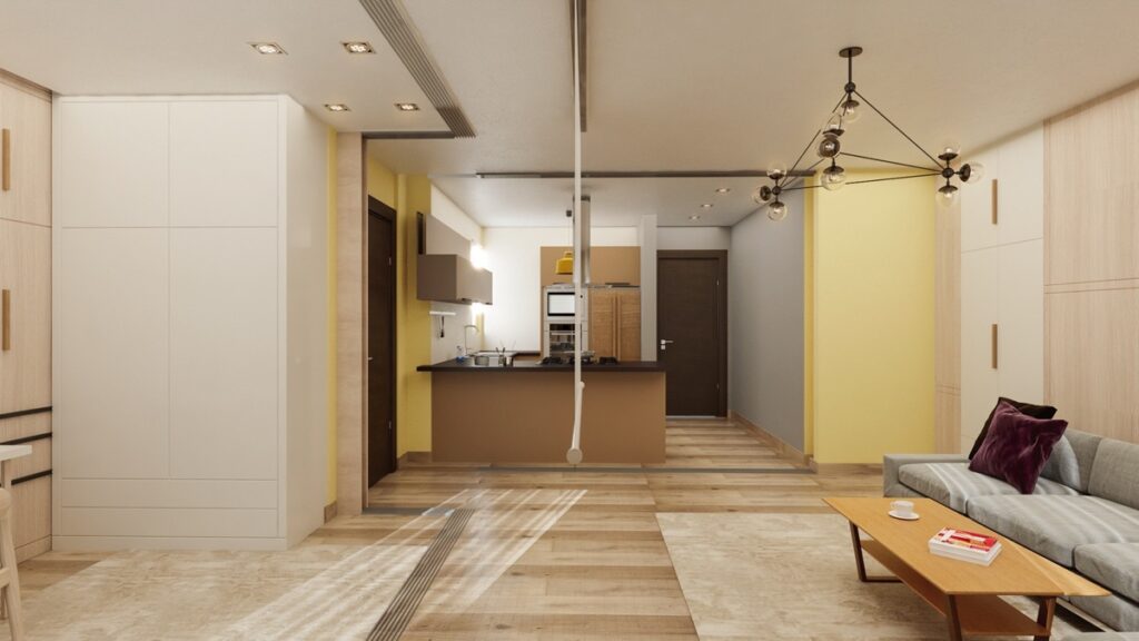 Space-Saving Small Studio Styling In Under 45 Square Metres