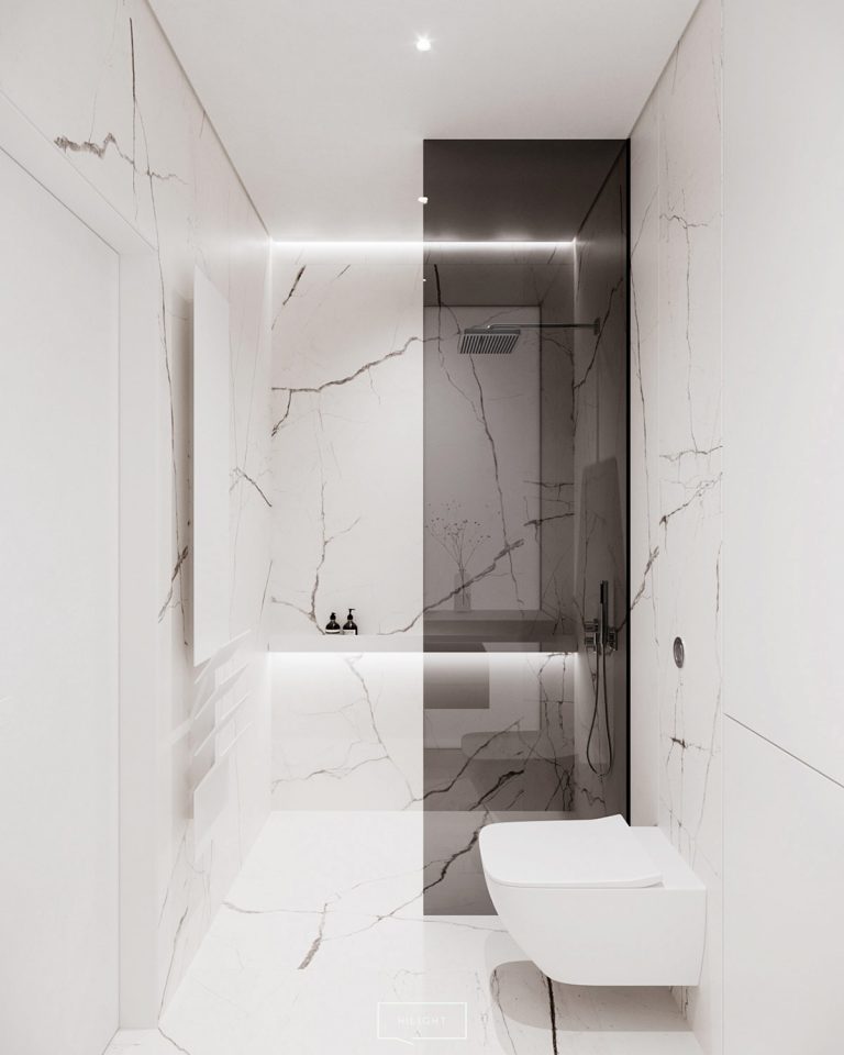 tinted shower screen | Interior Design Ideas