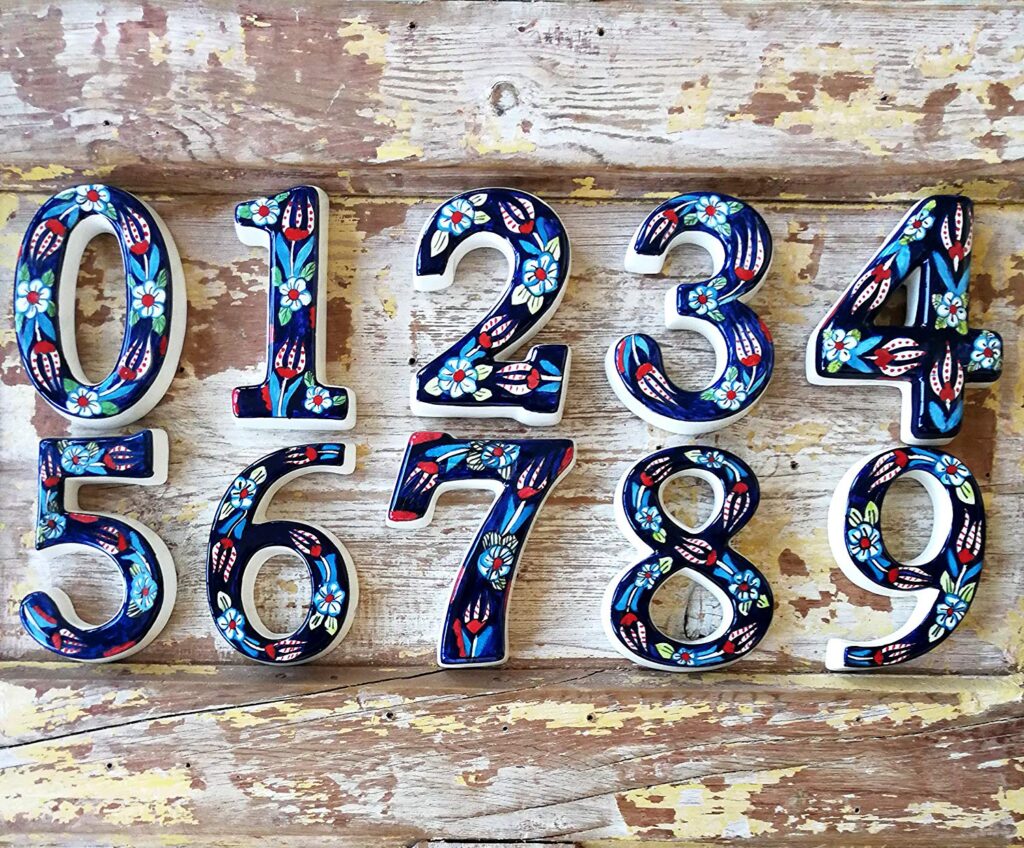 51 House Numbers for Fabulously Functional Curb Appeal