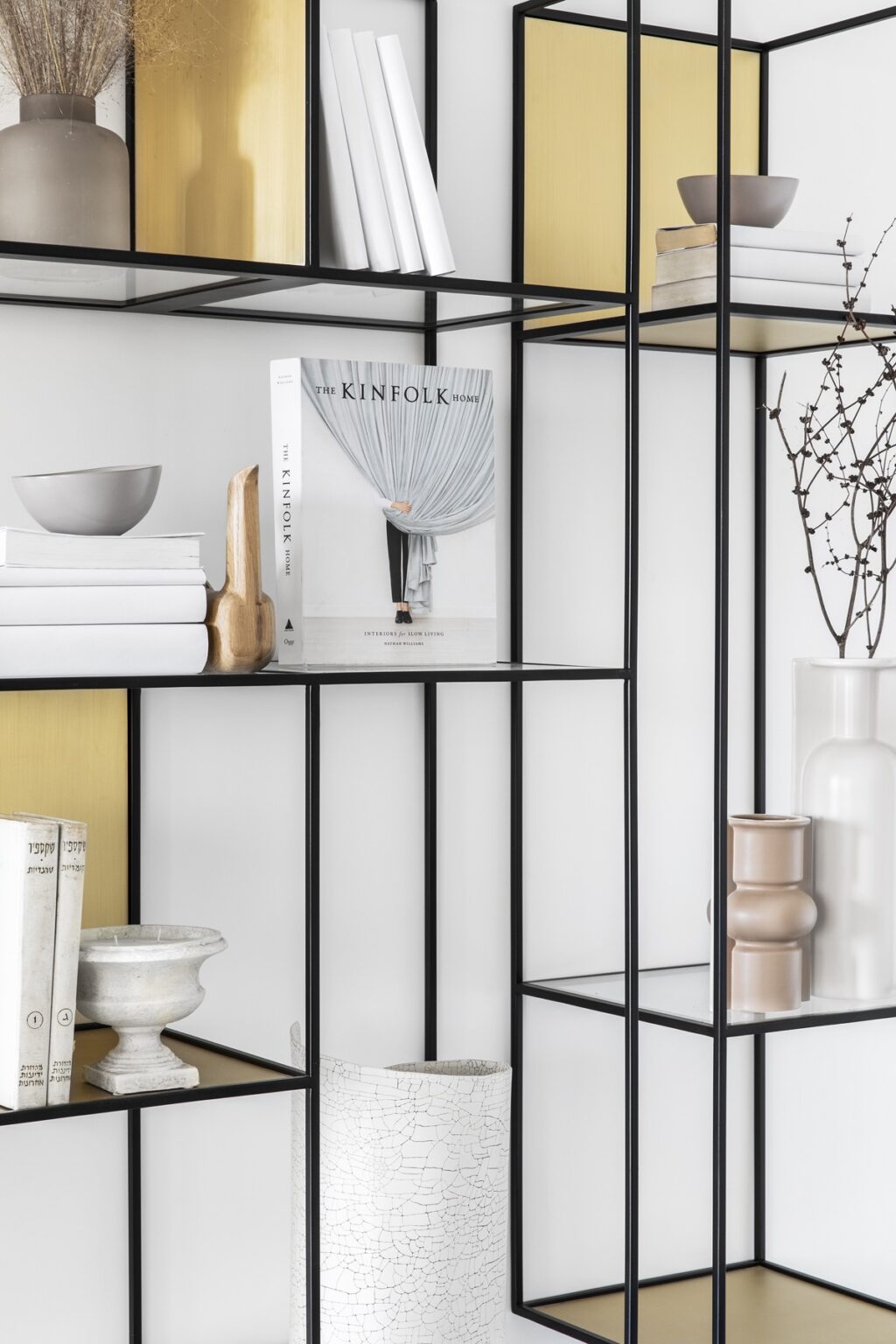 Cozy Modern Home Renovation In Grey, Brass & Blush (Before & After Pics)