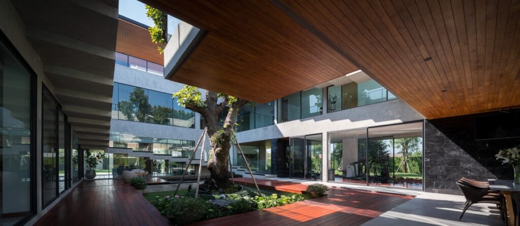 Luxury Family Compound With Huge Courtyard and Koi Pond