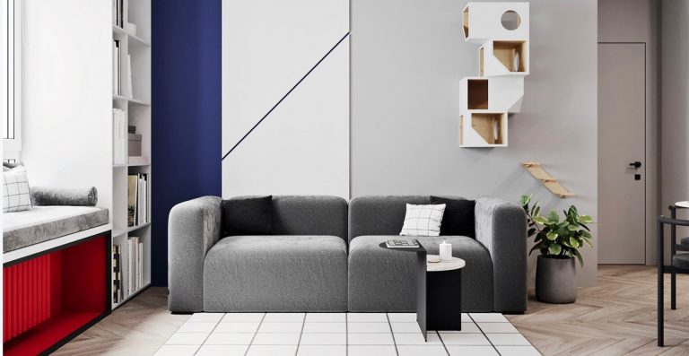 Revving Up Home Decor With Red & Blue Accents