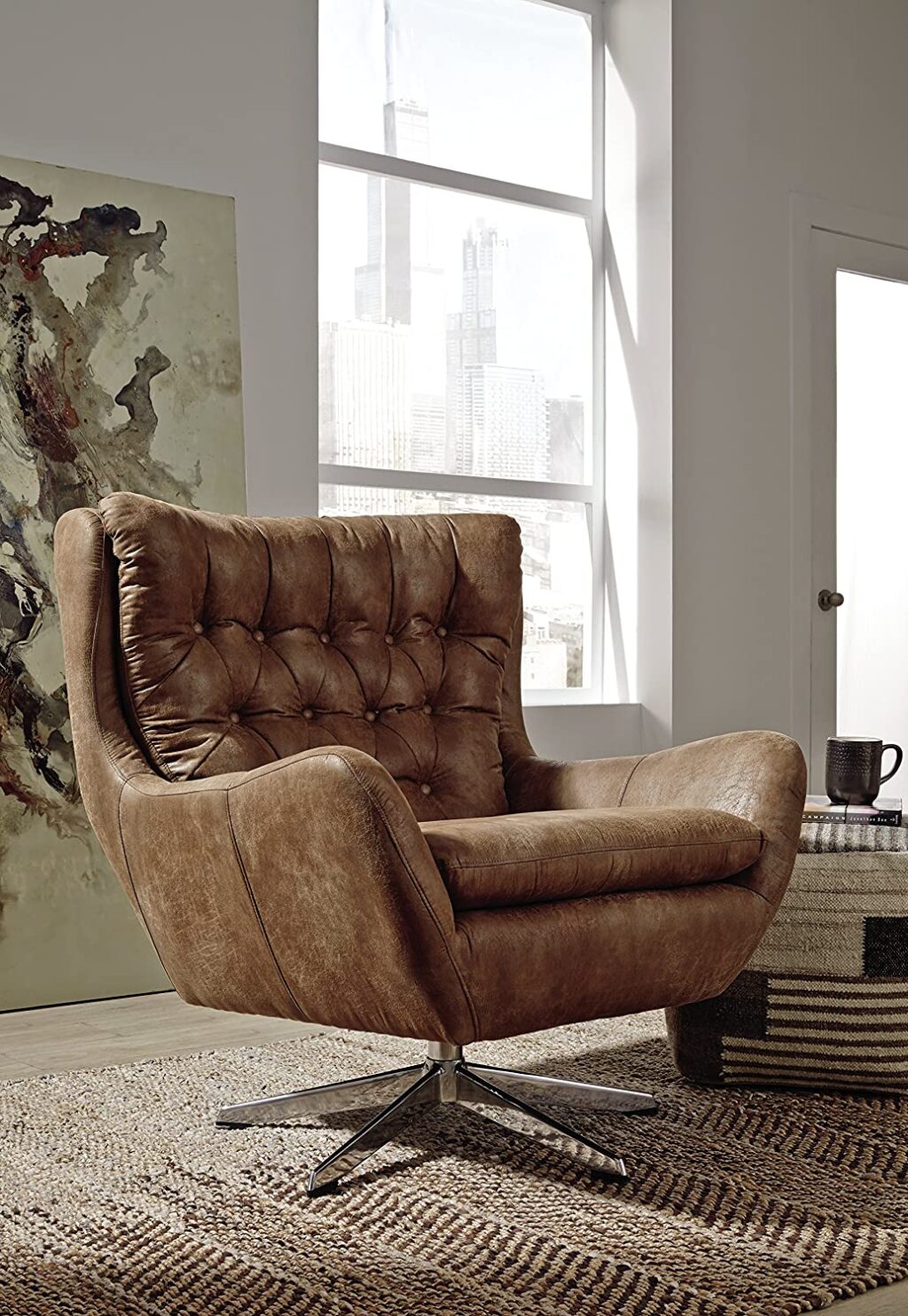 51 Leather & Faux Leather Chairs that Redefine Classic Comfort