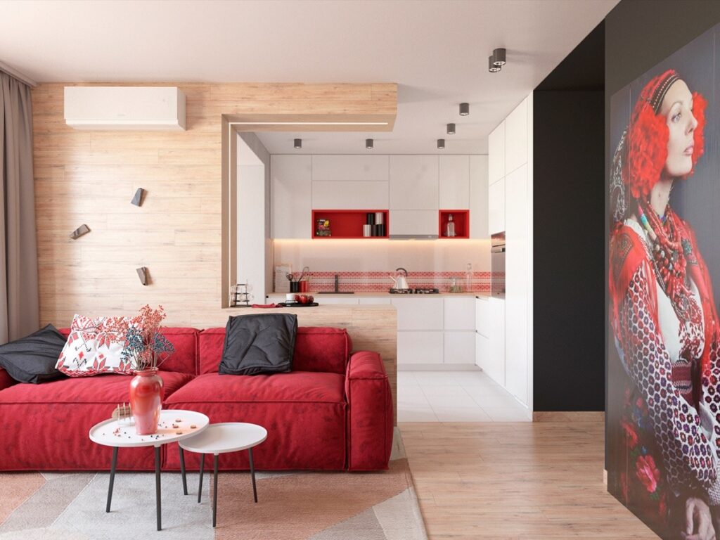51 Red Living Rooms With Tips And Accessories To Help You Decorate Yours
