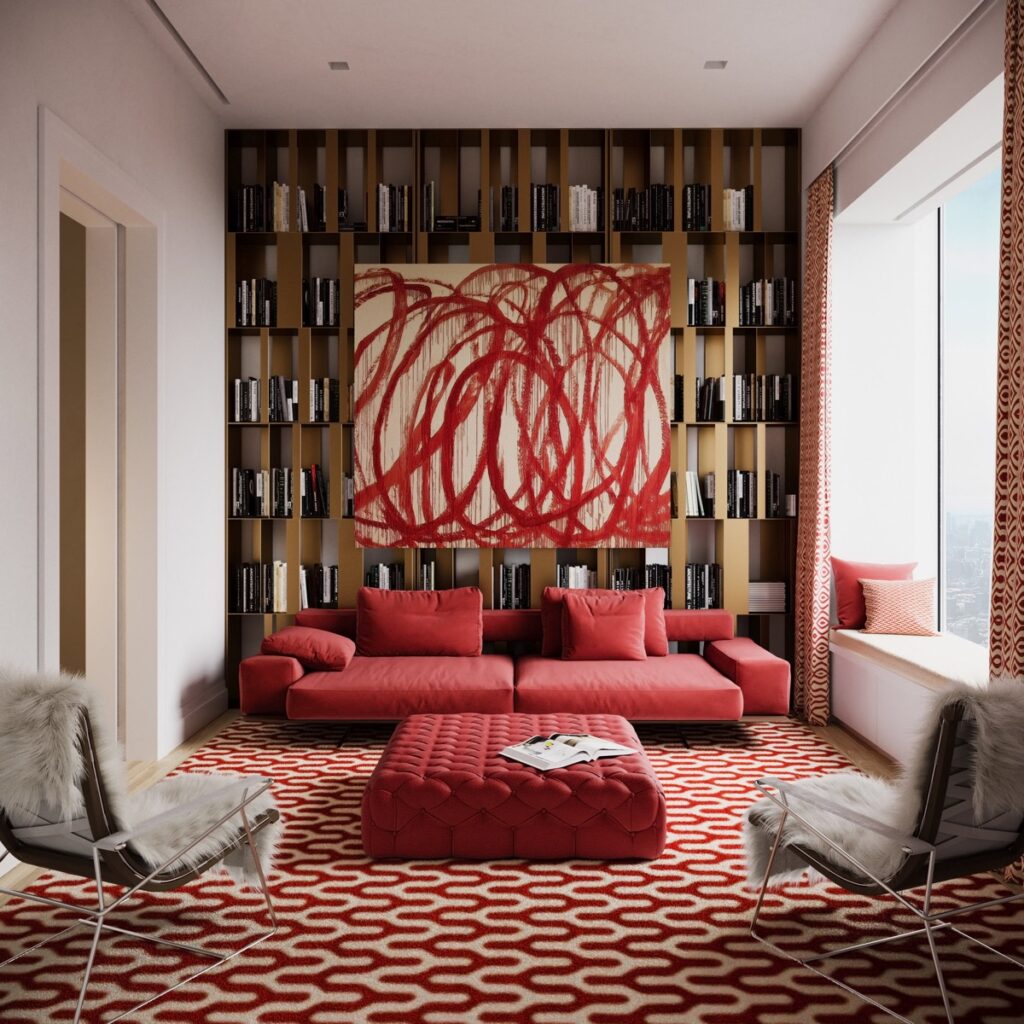 51 Red Living Rooms With Tips And Accessories To Help You Decorate Yours