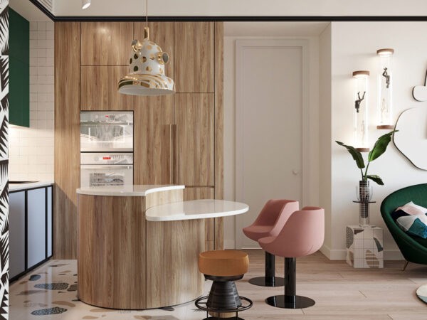 Unique Interiors Enlivened With Multicolour Decor