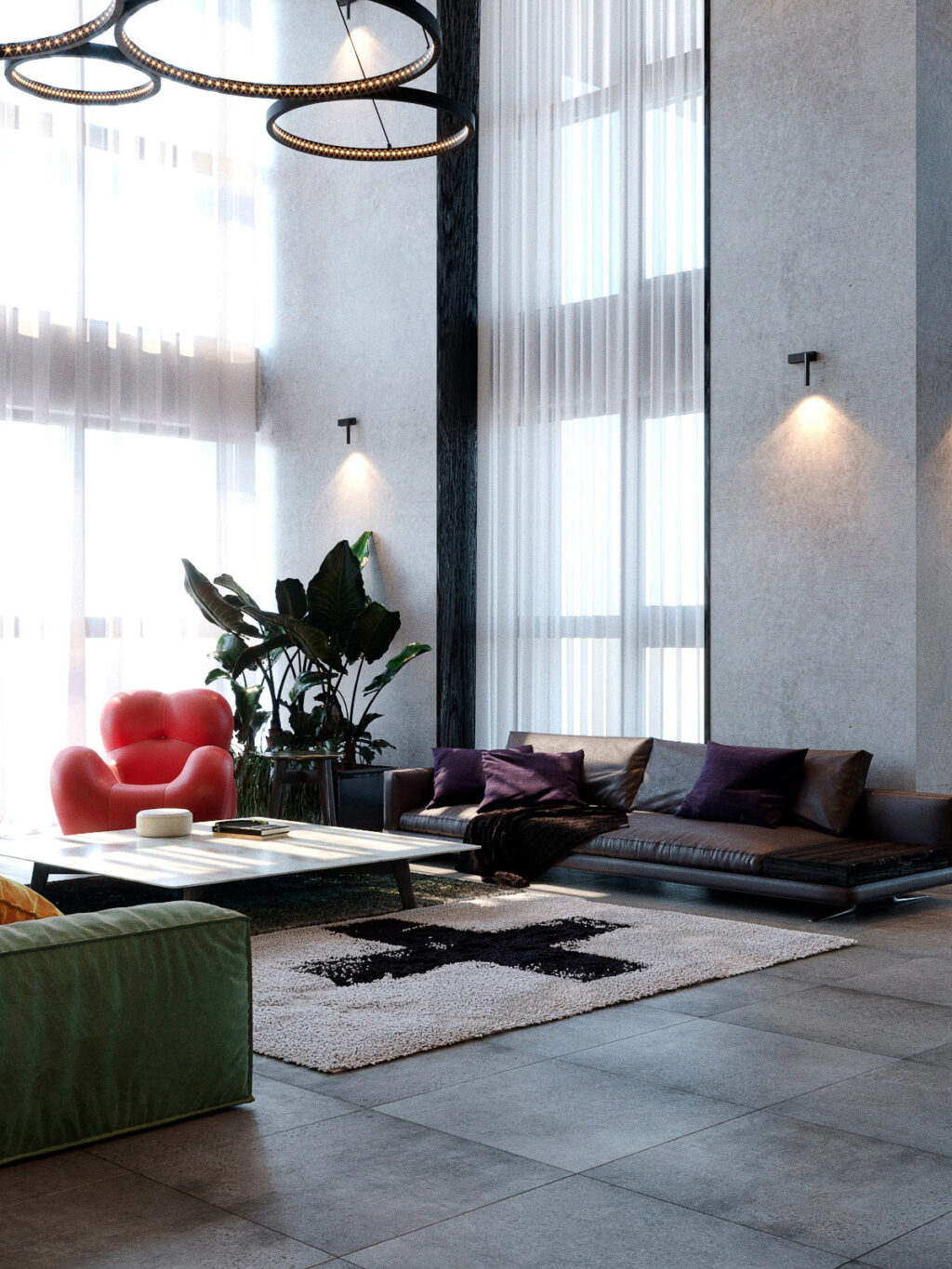 Cool, Edgy And Comic Book Art Filled Interiors