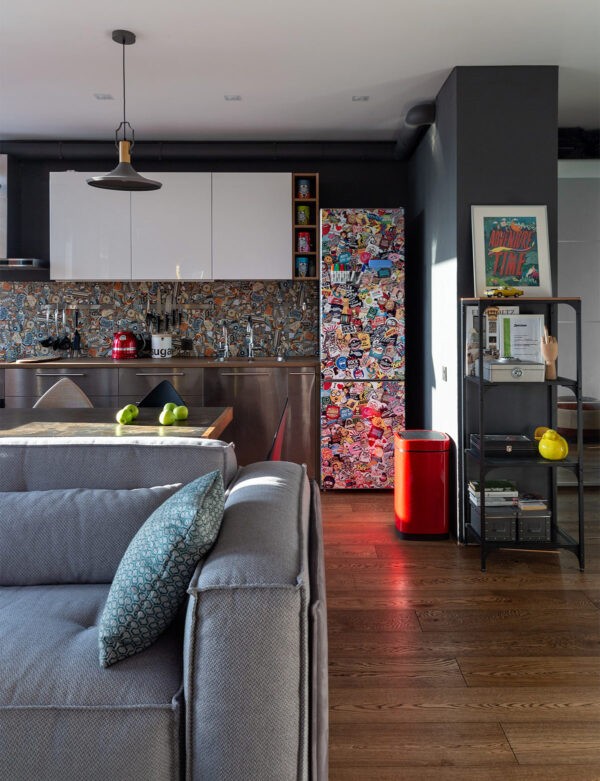 Cool, Edgy And Comic Book Art Filled Interiors