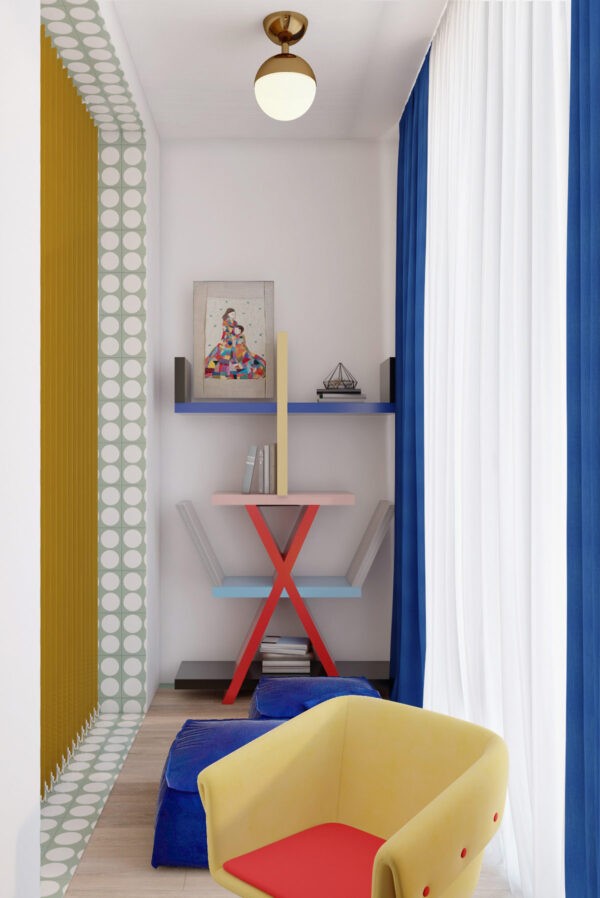 Unique Interiors Enlivened With Multicolour Decor